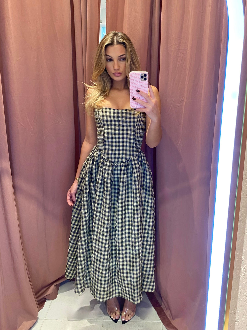 Daphne Smocked Midi – Eye Candy Couture