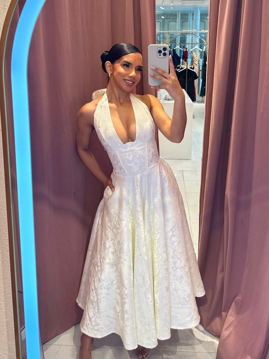 Luciana Midi Ivory – Eye Candy Couture